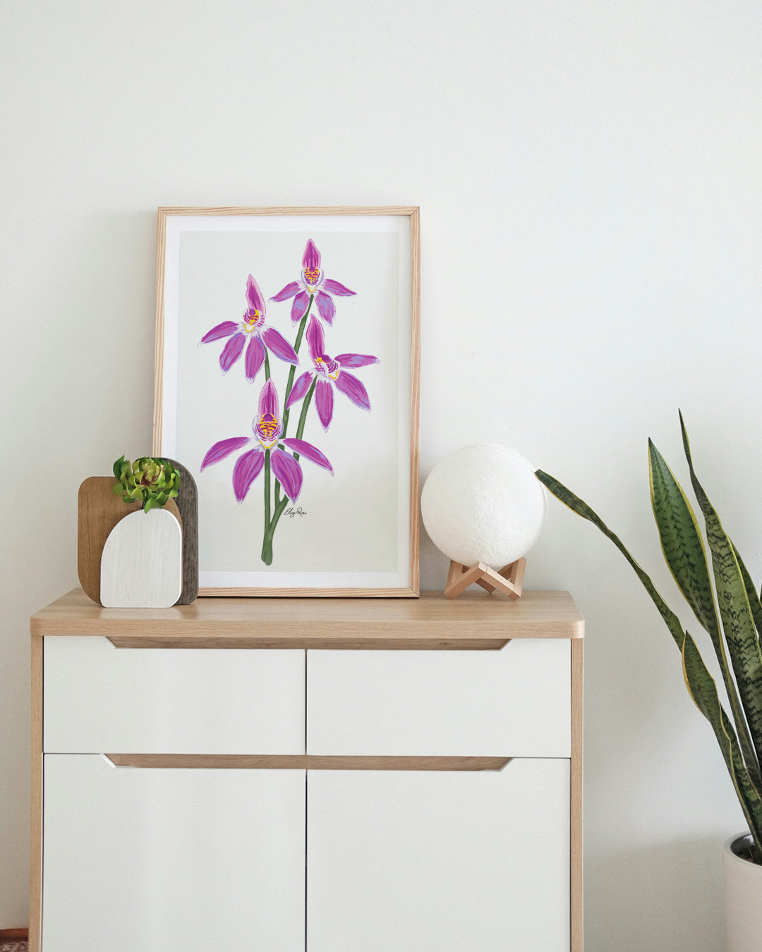 Rosie Orchid Flower || Fine Art Print - Eliza Rose